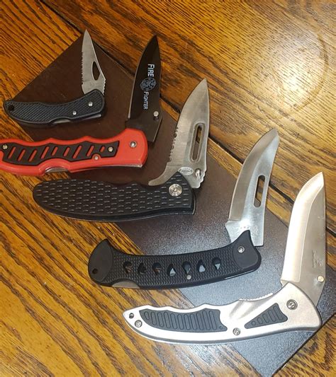 Five New Frost Edc Folders New Boxed Fast Ship T And Give~glove Box