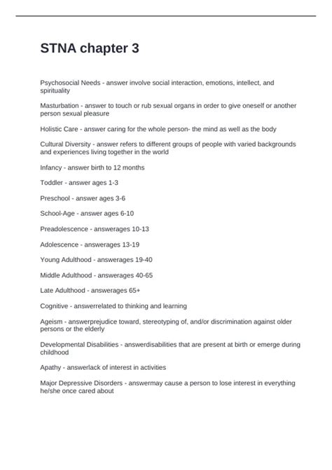 Stna Chapter 3 Questions With Solutions Stna Stuvia Us