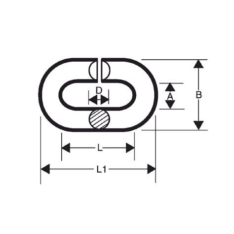 Ss Chain Joining Link 6mm Smart Marine
