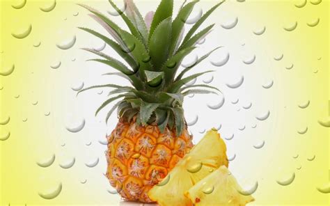 Cepem Pineapple Colourful Wallpaper