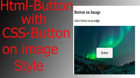 How To Create A Button On Images Only Html And CSS 2021