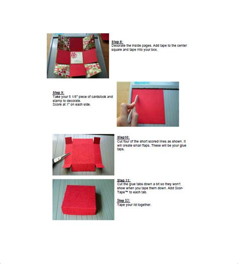 14 Exploding Box Templates Doc Pdf