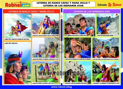 Descargar Lamina Escolar De La Leyenda De Manco Capac Y Mama Ocllo Y La