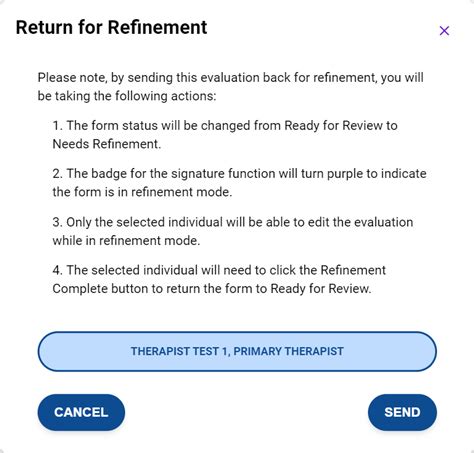 Refinement Requested Documentation Workflow Kipu Health