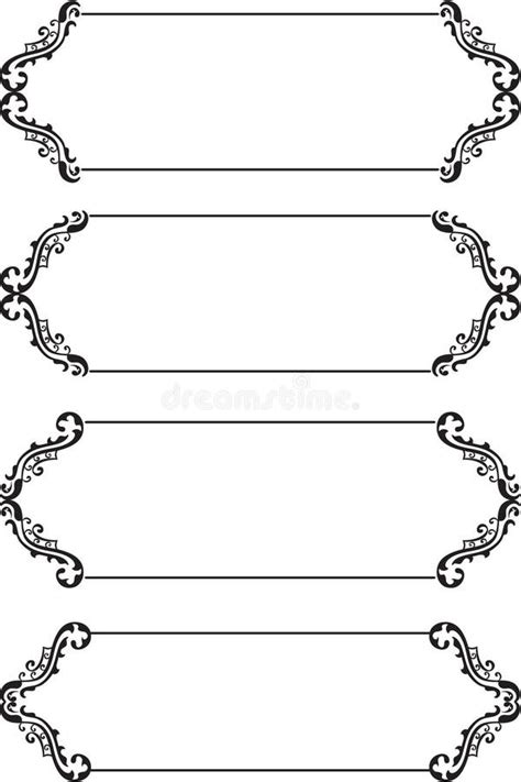 Frames Stock Vector Illustration Of Pattern Curve Classical 26272447