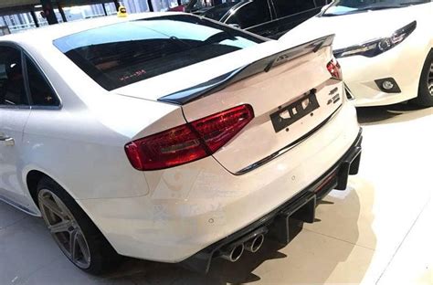 Audi Carbon Fiber Brake Light Diffuser A4s4 Eurobahndynamics