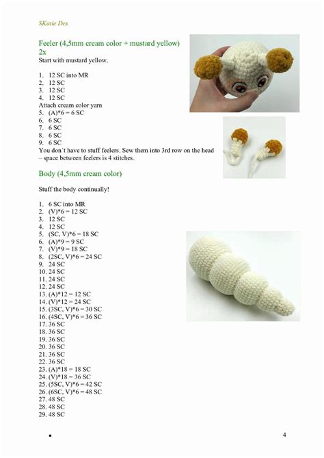 Caterpillar Polly Crochet Pattern