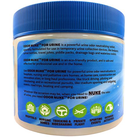 Odor Nuke™ Tablets Human Urine Odor Destroyer 141oz Odor Nuke