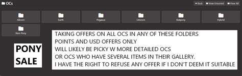 Takings Offers On Mlp Ocs By Michellekyura On Deviantart