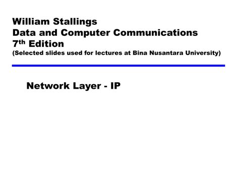 Ppt Understanding Network Layer In Ip Architecture Features Powerpoint Presentation Id