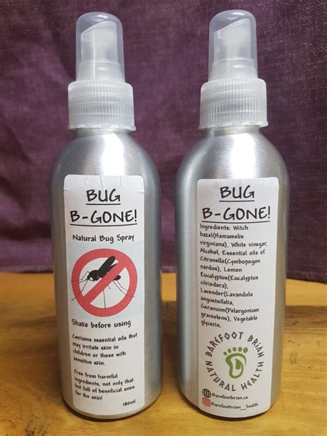 Bug B Gone Natural Bug Repellant Barefoot Brian Natural Health