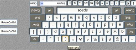 C Rotate The Windows On Screen Keyboard Stack Overflow