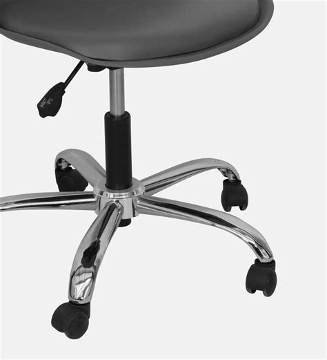 Pvc Trevi Bling Luxury Grey Medium Back Office Chair At ₹ 6799piece In