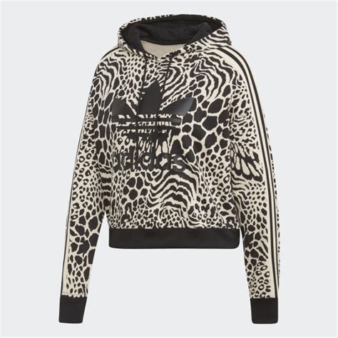 Adidas Leopard Print Hoodie Discount