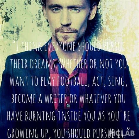 Tom Hiddleston Quotes On Love Quotesgram