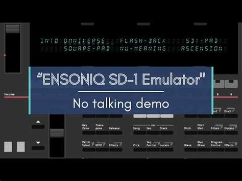 Sojus Records Releases A Free Open Source Ensoniq Sd 1 32 Vst Emulation
