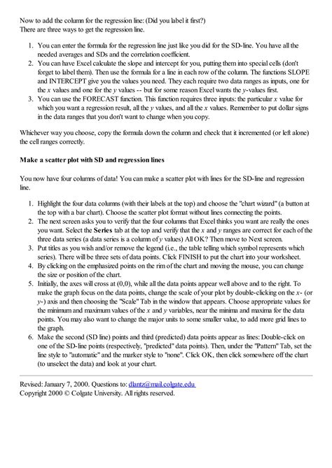 Excel Slope Instruction Pdf Business Accounting And Finance Business