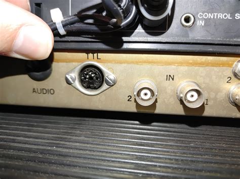 Does Anyone Know What This Ttl Connection Is On The Back Of This Vcr