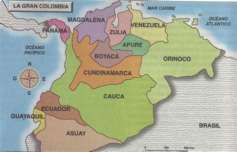 Mapa De La Gran Colombia Imagen Imagui