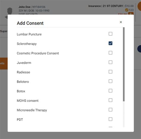 Econsent Flow On Emr Legendehr