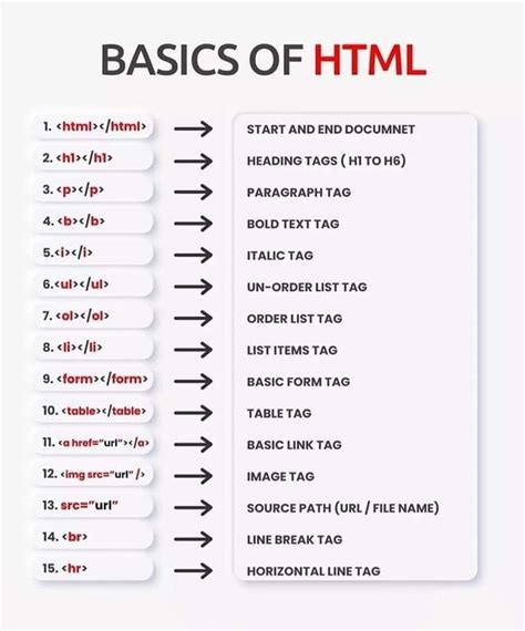 Basics Of Html Coding Tutorial