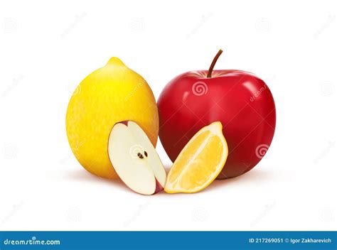 Apple Slices Structure Diagram On Background Cartoon Vector 50501407