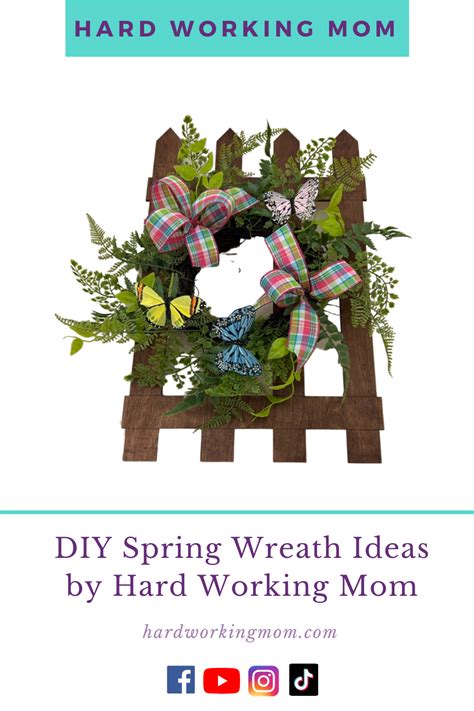 Diy Spring Wreath Ideas By Hard Working Mom
