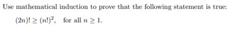 Solved Use mathematical induction to prove that the | Chegg.com