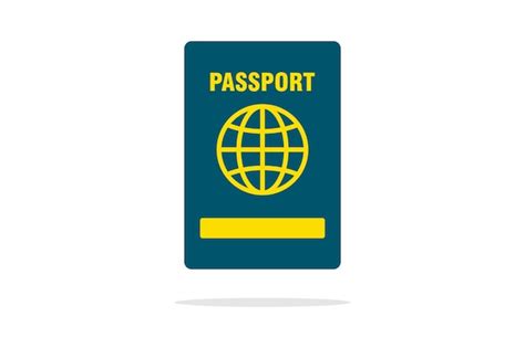 Premium Vector Vector Passport Cover Template On White Background