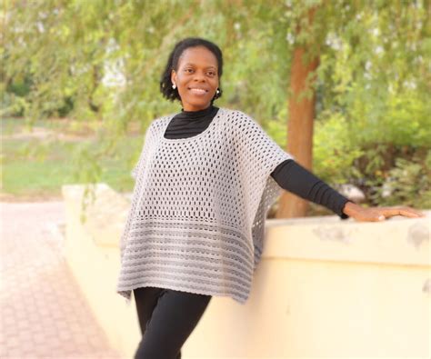 Noncho Poncho Free Crochet Poncho Pattern For Women Yarn Craftee