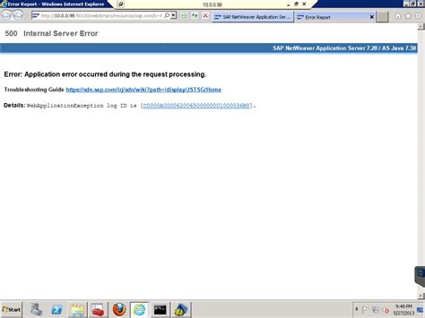 Unable To Access Nwa System Info Etc After Netwea Sap Community
