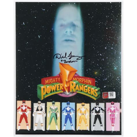 David Fielding Signed Mighty Morphin Power Rangers 8x10 Photo