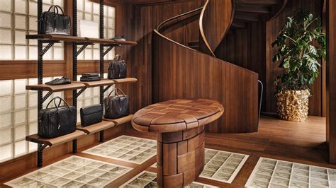 Bottega Veneta Combines Glass Bricks And Walnut For Paris Store