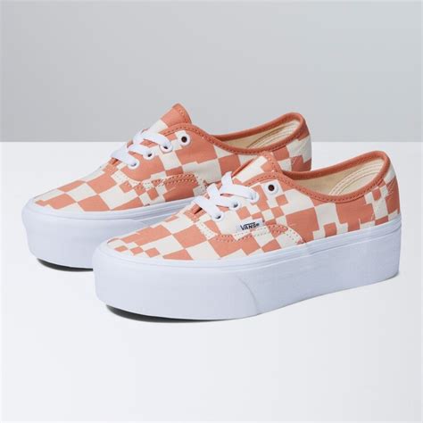 Vans Authentic Stackform Multi Check Shoe Shopstyle Low Top Sneakers