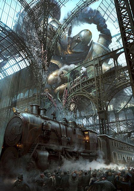 Industrial Steampunk Artwork Steampunk City Steampunk Art