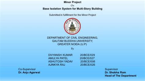 Base Isolation And Damping Pptx