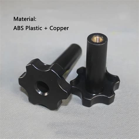 M8 Replacement Nuts Abs Plastic Copper Screws Flower Knob Soft Ice