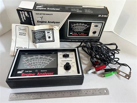 Vintage Sears Engine Analyzer Model 28 2163 In Original Box 28 2163 282163 Usa £53 44 Picclick Uk