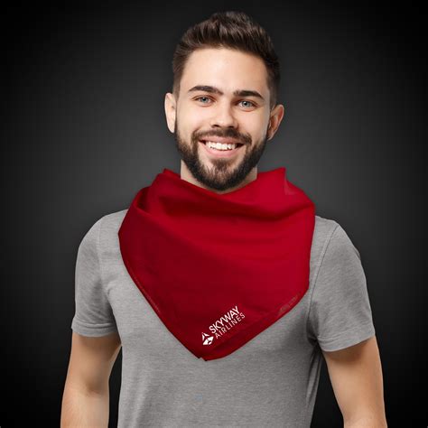 Solid Red 22 X 22 Cotton Bandana
