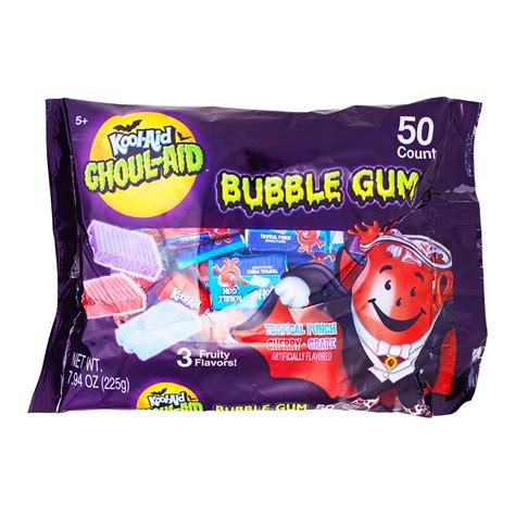 Kool Aid Bubble Gum 50ct 225g Candy Funhouse Usa