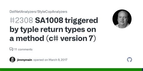 Sa1008 Triggered By Typle Return Types On A Method C Version 7 · Issue 2308