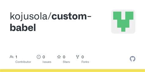 Github Kojusolacustom Babel