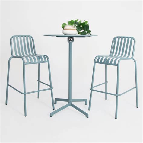 Bistro 3 Piece Bar Set Blue