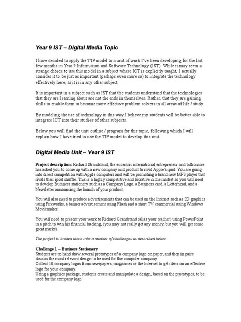 Tip Model Integrated Unit Pdf Evaluation Graphics