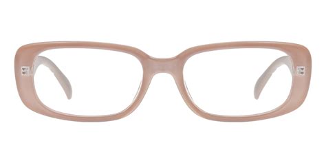 Dana Rectangle Champagne Eyeglasses