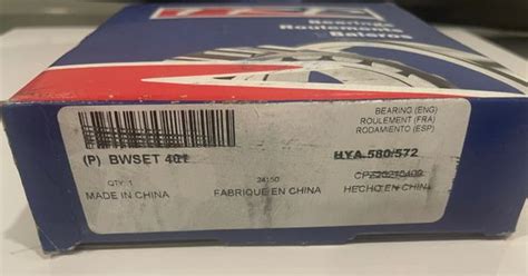 Trp Bwset401 Bearing Set New In Box Free Shipping Far West Product