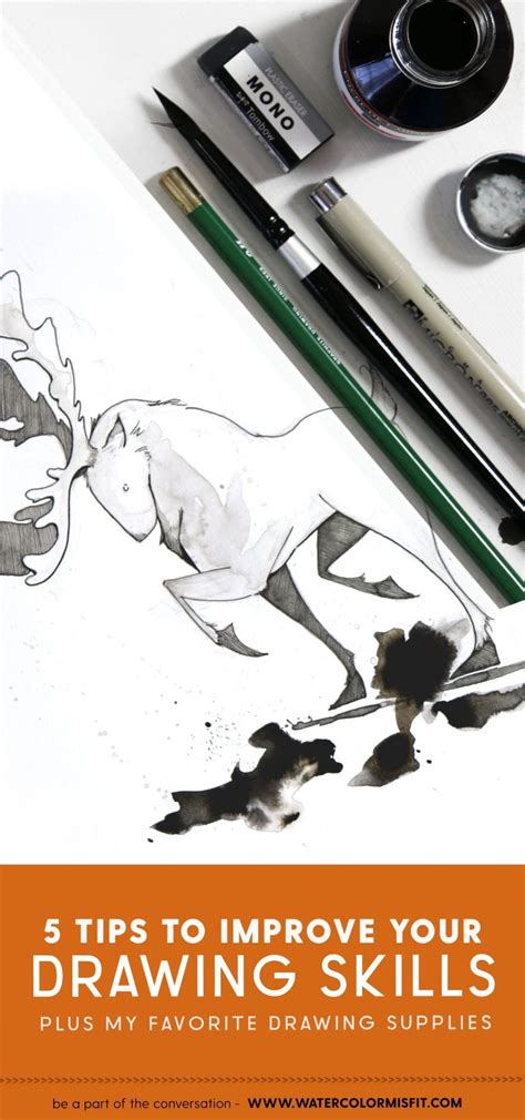 5 Drawing Tips To Improve Your Art Watercolor Misfit