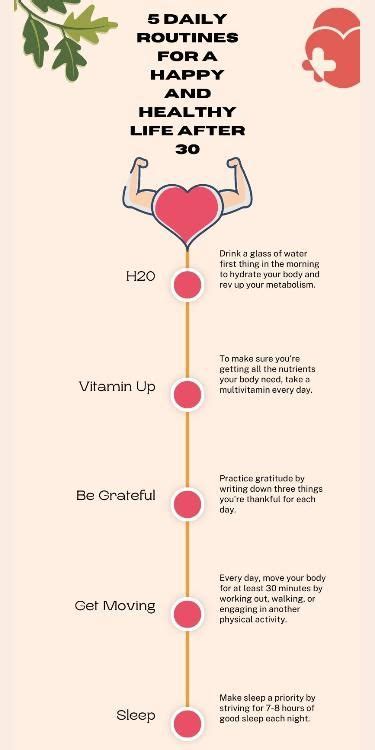 5 Daily Routines For A Happy And Healthy Life After 30 Move Your Body