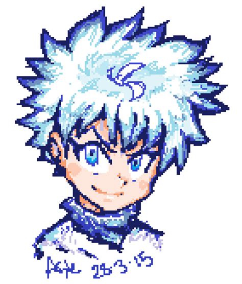 Pixel Killua By Kuzay I On Deviantart