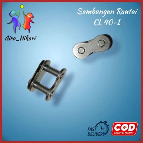 Jual Sambungan Rantai Rante Rs 40 Single Msk Connecting Link Cl 40 1